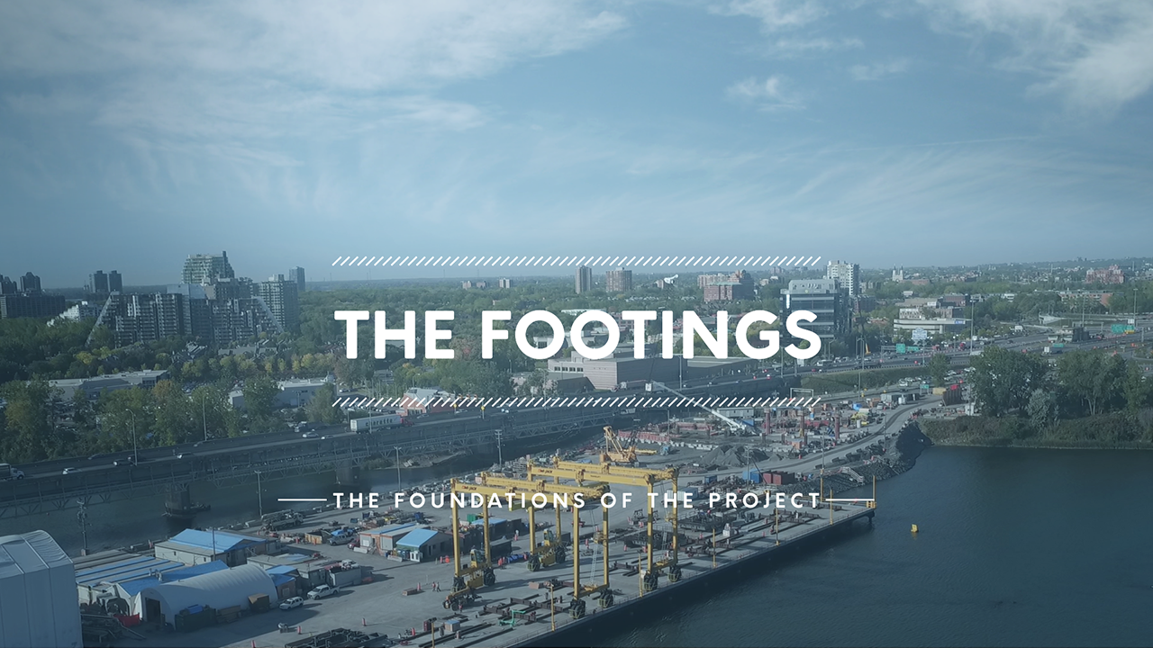 Learn more about the building and installation of a footing on the West ...